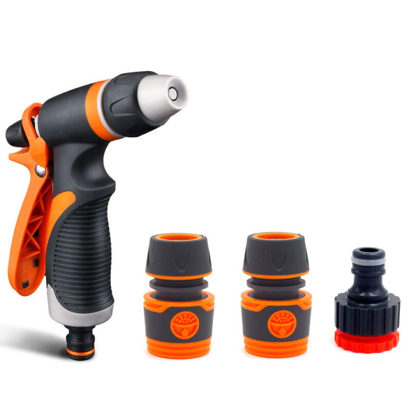 Plastic Sprinkler Garden Water Sprinkler Orange Gun Irrigation Nozzle ...